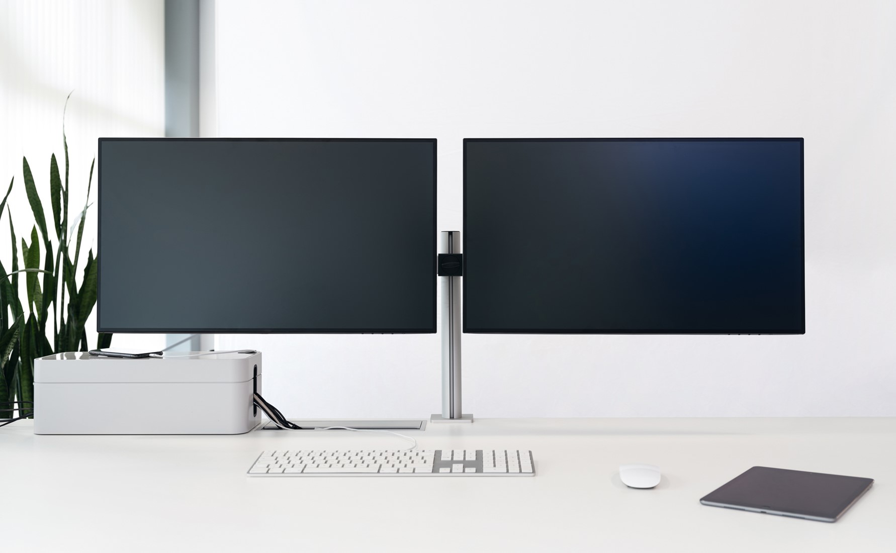Monitorhouder voor Twee Schermen Biblioshop