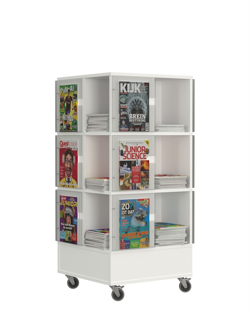 Kiosk Tower L - wit Biblioshop